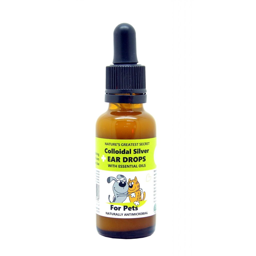 Colloidal silver Dog's Ear drops - Friends and Canines Natural Dog Treats